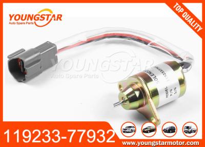 China Stop Solenoid 119233-77932 for Yanmar 2TNV70 3TNM72  3TNV74F for sale