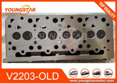 China Kubota V2203 Complete Cylinder Head Assembly with Iron Casting 8v Valve and 4cyl for Diesel Engine for sale