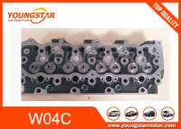 China W04C  WO4CT WO4C Cylinder Head with  4  glow plug  For Hino Heavy Truck for sale