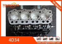 China 4D34 Model Engine Short Block Assembly in Casting Iron for Mitsubishi Fuso Canter Truck for sale