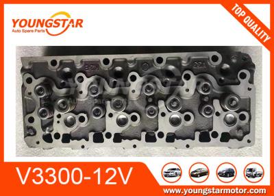 China Casting Iron Material Complete Cylinder Head Assy For Kubota V3300 12V Forklift 6693482 for sale