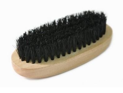 China Wooden Handdle Soft Bristle Animal Hair Brushes For Cleaning Shoe for sale