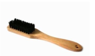 China 100% Pig Shoe Natural Bristle Hair Brush Grass Tree Wooden Handdle for sale