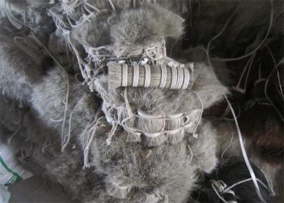China Cleaning Brush  Double Drawn Animal Hair Grey Color 9-12 Inch for sale