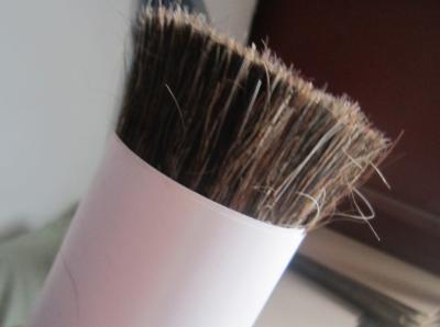 China PP Natural Horse  Hair Mixed Color 15cm Length  For Brush Making for sale