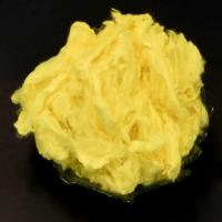 China Yellow Viscose Staple Fiber Nontoxic Manmade Staple Fibers REACH Certificate for sale