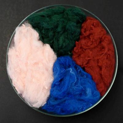 China Flame Retardant Viscose Staple Fiber Length 64mm Natural Cellulosic Fibers for sale