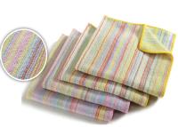 China Microfiber Rainbow Cloth Warp Knitting for Wet Cleaning and Dusting for sale