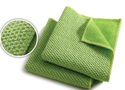 China Green Scrub Daddy Microfiber Towels Glass Cleaning Cloth For Heavy Duty Places for sale