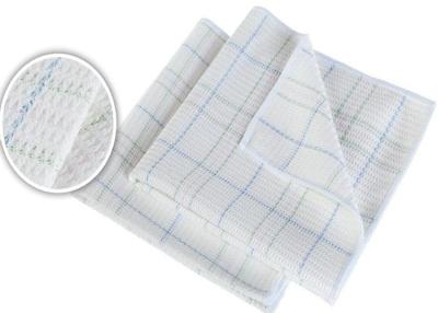 China Microfiber Waffle Cloth White Color Dope-dyed for Kitchen Cleaning for sale
