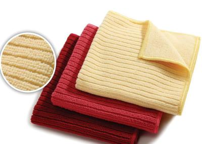 China OEKO Microfiber Cleaning Cloth Warp Knitting Black Microfibre Cloths for sale