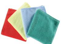 China Yellow Microfiber Terry Cloth Magic Window Cleaning Cloth For Vehicles for sale