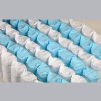 China Needlepunch Polypropylene Spunbond Fabric White Blue Non Woven For Pocket Spring for sale