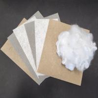 China 6D White Rayon Staple Fiber Cotton RoHS Certificate For Carpet for sale