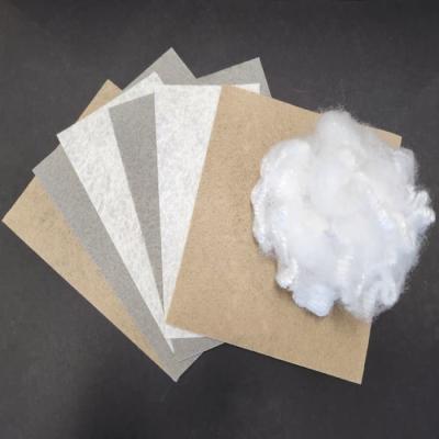China 6D White Rayon Staple Fiber Cotton RoHS Certificate For Carpet for sale