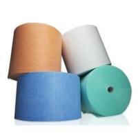 China Polyester Material Viscose Cleaning Cloth GRS Cotton Cloth Roll for sale
