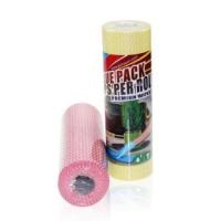 China Perforated Roll Nonwoven Cleaning Cloth 40gsm Microfiber Waffle Cloth for sale