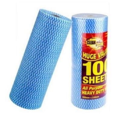 China Perforated Lint Free Cloth Roll Non Woven For Kitchen Cleaning for sale