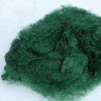 China 7D Fineness Polypropylene Staple Fiber Green Synthetic Staple Fibres for sale