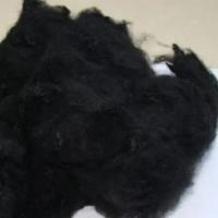 China 15Denier Polypropylene Synthetic Fiber Black Fully For Geotextile for sale