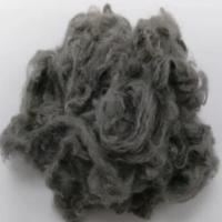 China Grey Viscose Staple Fiber Cotton Pulp Long Staple Fiber 2.5D Fineness for sale