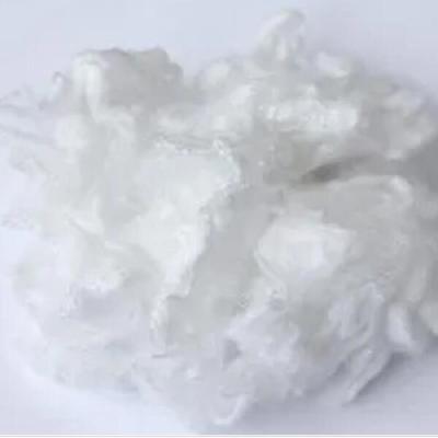 China White Artificial Staple Fibres 32mm Short Staple Fiber RoHS Certificate for sale