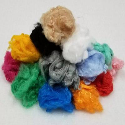 China 3D Colored Polyester Fiber Non Siliconized Polyester Hollow Fiber for sale