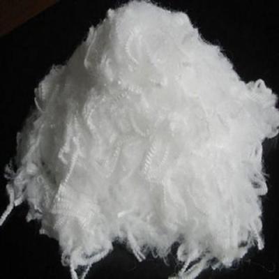 China 64mm Hollow Conjugated Siliconized Polyester Fiber Staple Virgin for sale