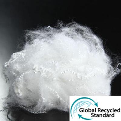 China 0.8D Recycled Polyester Staple Fiber 51mm Silicon Micro Fiber for sale