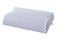China Anti - Bacterial Polymer Pillow Wave Shape Bed Pillow for sale