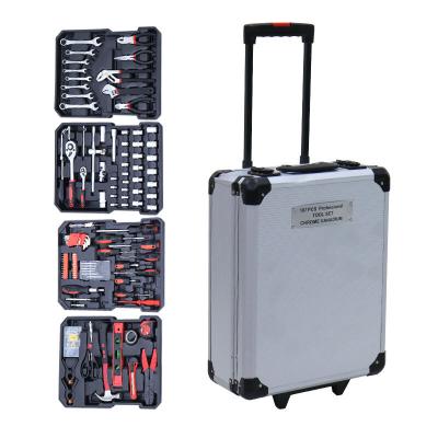 China 187 Pieces Trolley Case Tool Box Set for sale