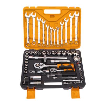 China 61 Pieces Industrial Grade Socket Ratchet Wrench Set for sale