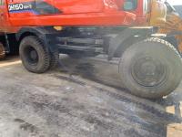 China Doosan DH150 Used Wheel Excavator Moving By Tires for sale