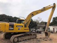 China PC220 Used Komatsu Excavator With 18m Long Boom for sale