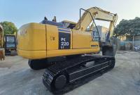 China Surplus Used Hydraulic Komatsu PC220 Excavator With Aircon Unit for sale
