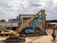 China Second Hand Hydraulic Excavator CAT 330C With Vibropile Hammer for sale