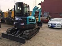 China Kobelco SK55SR Used Mini Excavator WIth 0.3M3 Bucket for sale