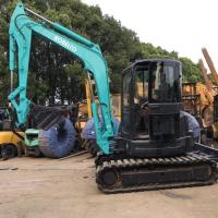 China Kobelco SK55SR Used Mini Excavator WIth 0.3M3 Bucket for sale