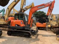 China Mini Used Doosan Excavator Small Crawler Digger DX60 DH60 DH55 for sale