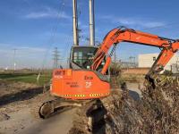 China Zaxis 75 Zx75 Used Hitachi Excavator 7 Ton Crawler Excavator for sale