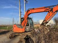 China Zaxis 75 Zx75 Used Hitachi Excavator 7 Ton Crawler Excavator for sale