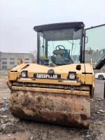 China CB534D Tandem Double Drum Roller Compactor Caterpillar Used 12T for sale