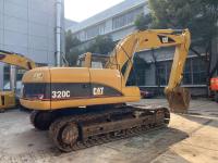 China High Efficiency Used CAT Excavators 320C With 2.4m3 Bucket Capacity And 600mm Track Width for sale