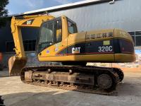 China High Efficiency Used CAT Excavators 320C With 2.4m3 Bucket Capacity And 600mm Track Width for sale