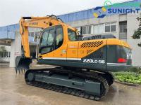 China Second Hand Low Hour Hyundai Crawler R220LC-9S Used Excavator Engine Powerful R220LC R220 220 20 Ton Digger for sale