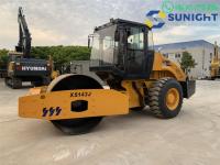 China High Efficiency Single Drum 14 Ton Vibratory Road Roller XS143J for sale