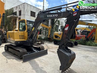 China 5 Ton 6 Ton Excavator Used Volvo Ec55 Ec55blc Mini Small Excavator Cheap Mini Excavator for sale