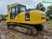 China 16 Tons Used Komatsu 160 Excavator Crawler Excavator PC160-7 for sale