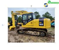 China 16 Tons Used Komatsu 160 Excavator Crawler Excavator PC160-7 for sale