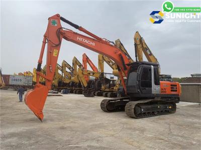 China SAA4d102e-2 Engine  Hitachi ZX 200 Used Excavator Works Perfectly with Few Working Hours for sale